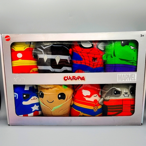 Mattel | Toys | Mattel Cuutopia Marvel Mini Plush 8pc Collectable Set ...